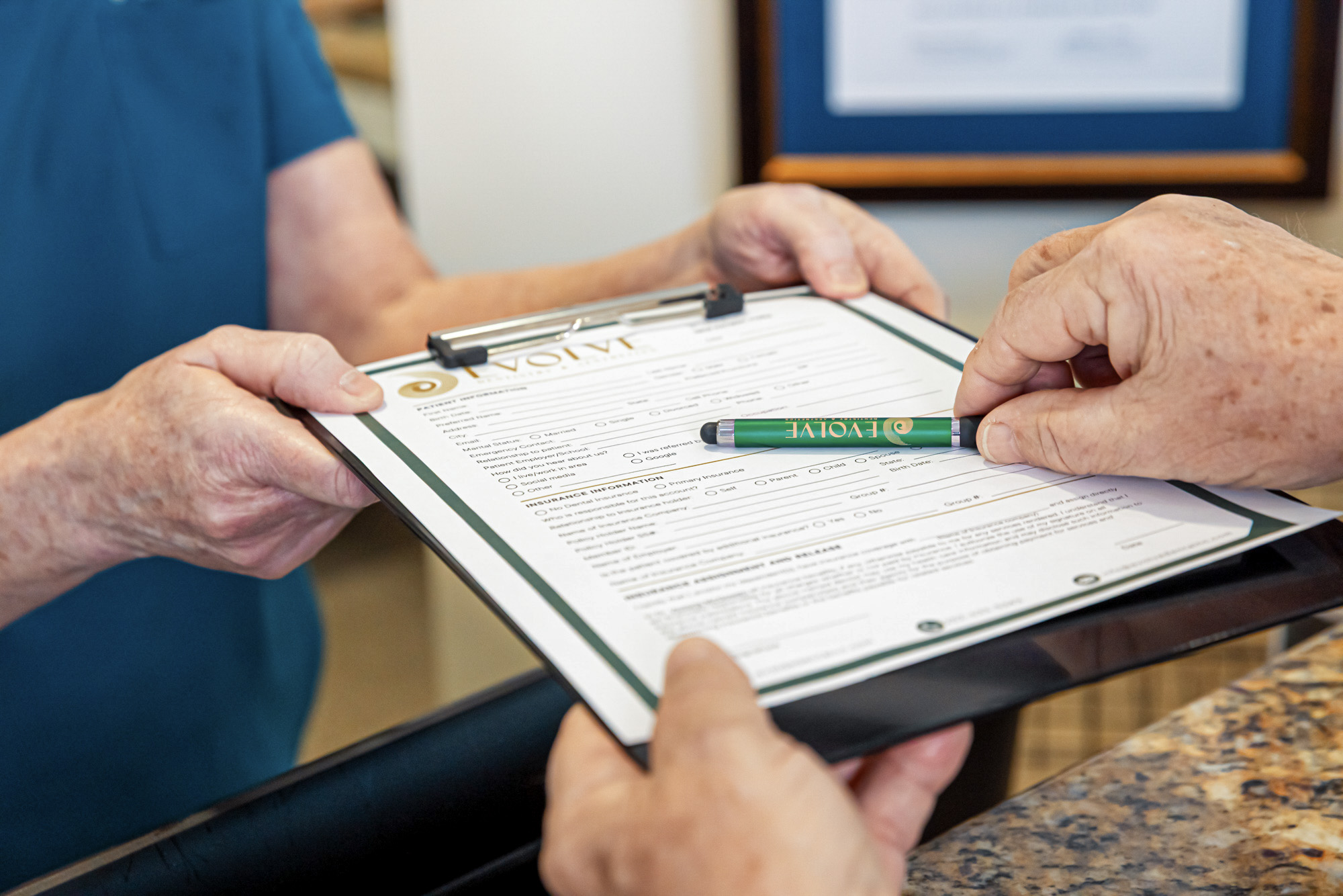 Patient Forms | Evolve Dentistry & Aesthetics